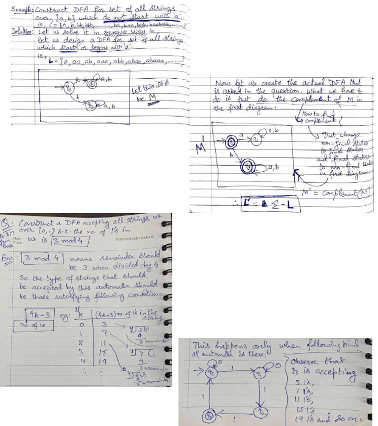 DFA Examples 2 | PDF