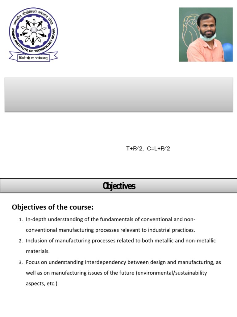 ME206_Lecture-01 | PDF | Machining | Welding