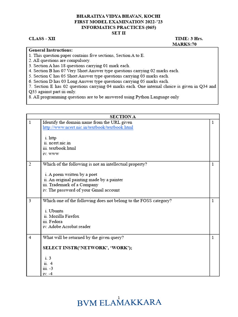 Ip Set Ii | PDF | Computing