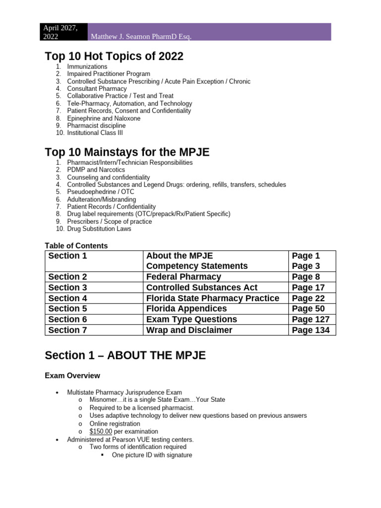 Mpje Nsu Dr. Seamon 2022 | PDF | Medical Prescription | Pharmacy
