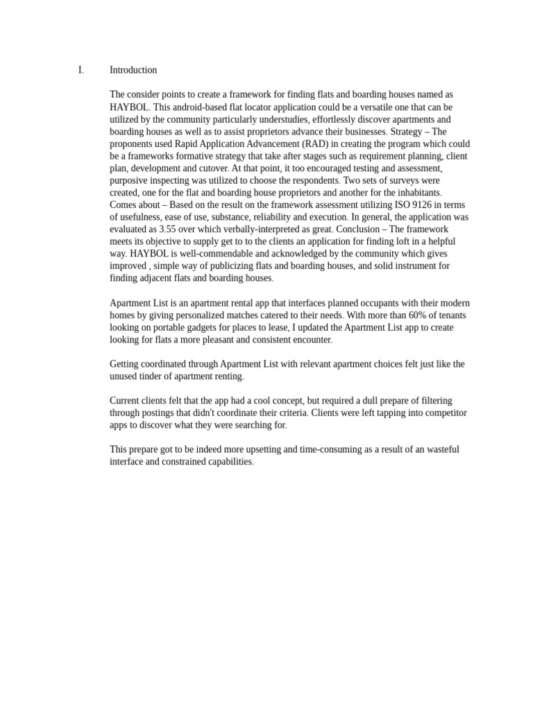 RQ Papers of Introduction | PDF | Usability | Renting