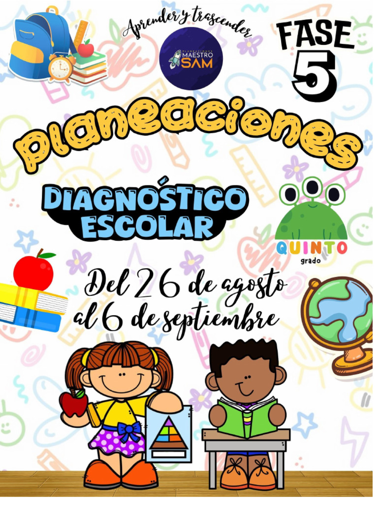 Fase 5 - 5° - Planeacion - DX - PMS - 24-25 | PDF | Aprendizaje | Escuelas