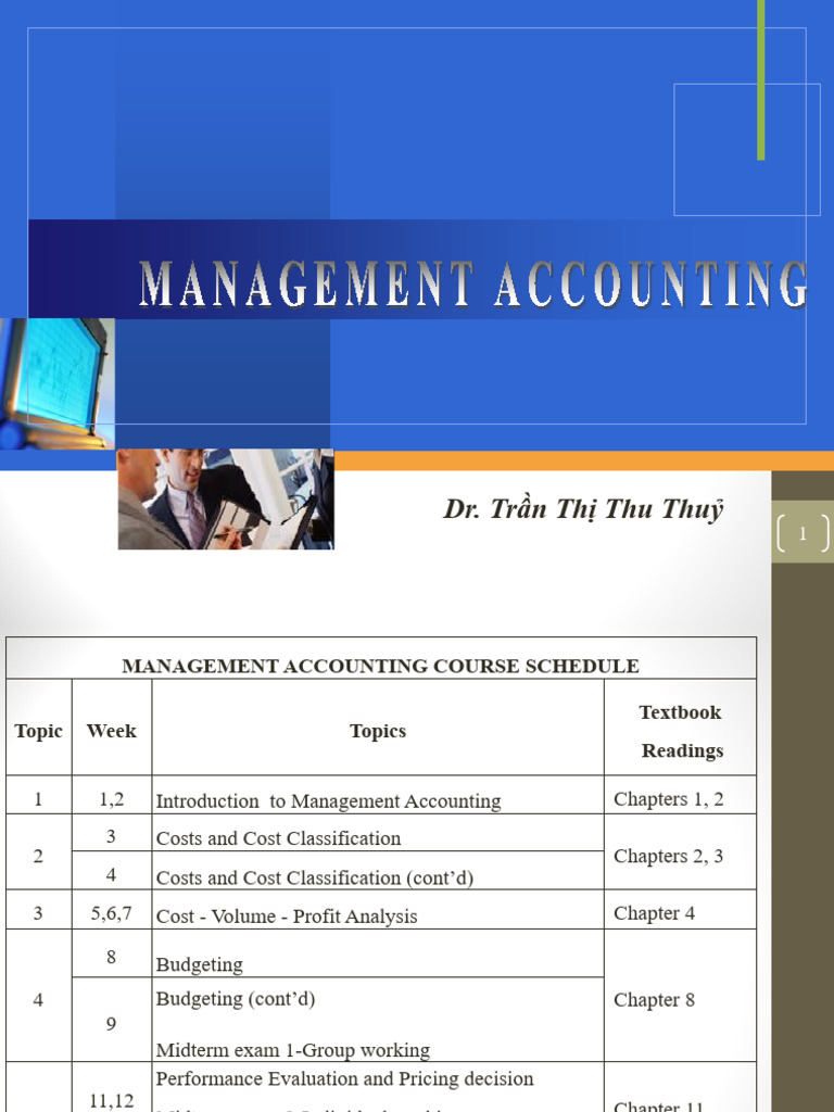 MAF Slides 2024 - 2025 Student | PDF | Management Accounting | Accounting