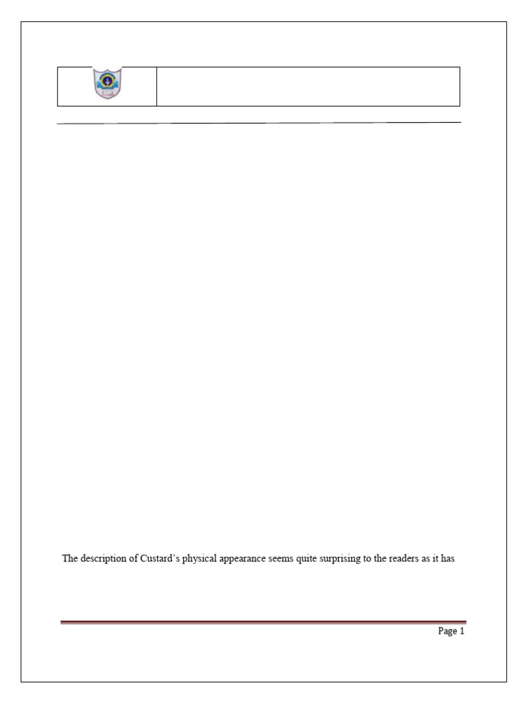 5507576-QB On Tale of Custard The Dragon | PDF | Poetry | Rhyme