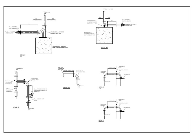 TANK STAND 12m-Tank Stand Sidet Elevation | PDF | Pipe (Fluid ...