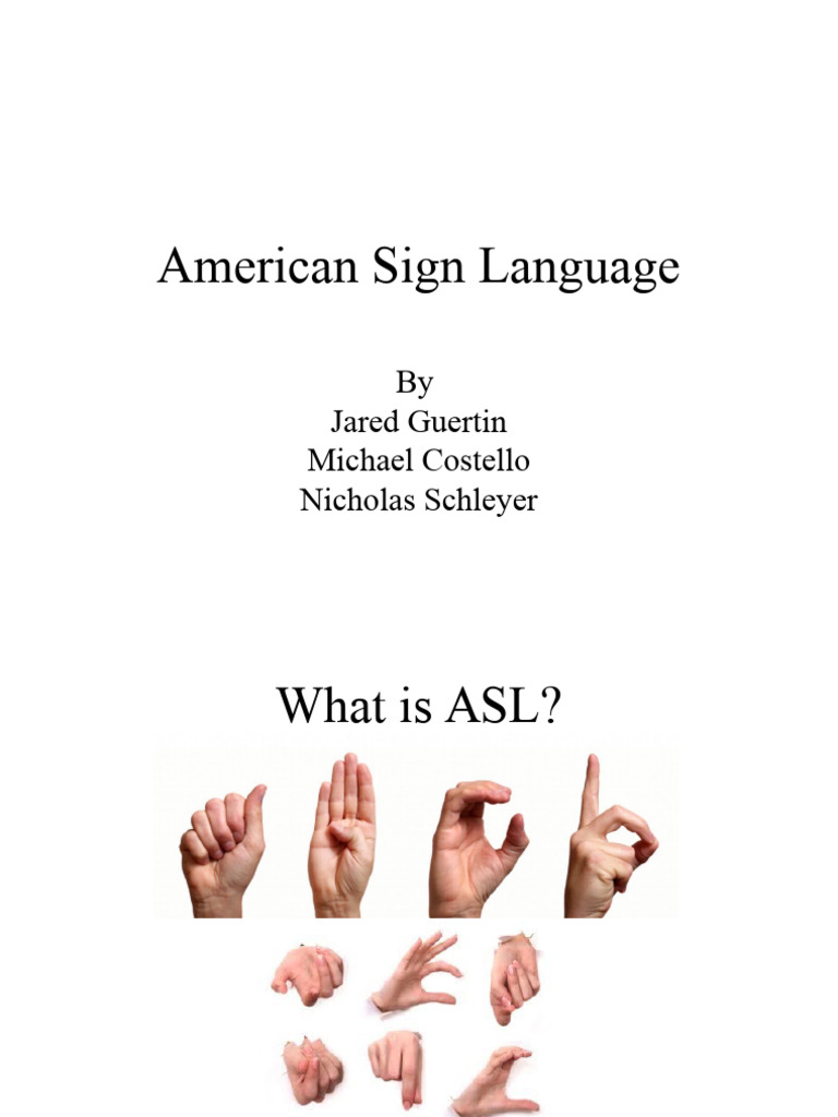 American Sign Language | PDF | American Sign Language | Semiotics
