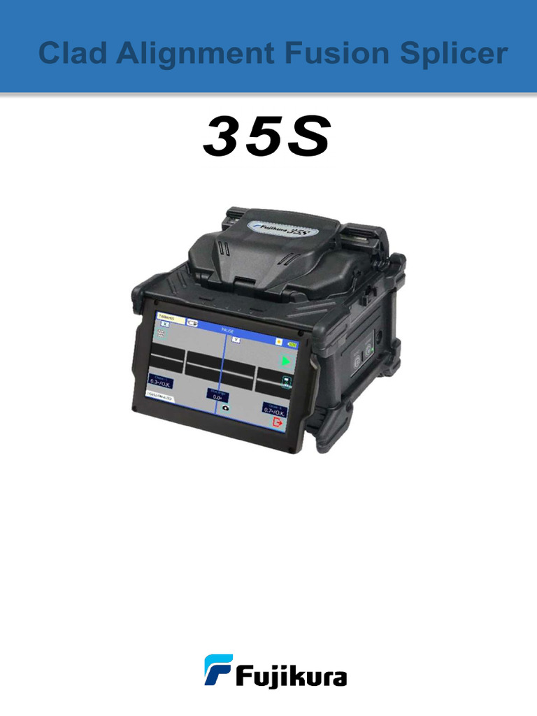 35S Clad Alignment Splicer | PDF | Optical Fiber | Applied And ...