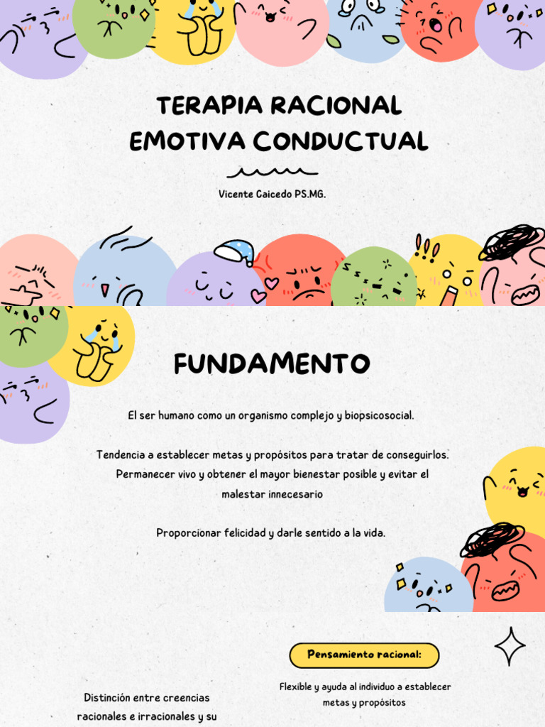 Terapia Racional Emotiva Conductual | PDF | Terapia racional de ...