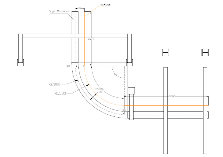 Festoon Curva 2 Cad 2-Model | PDF