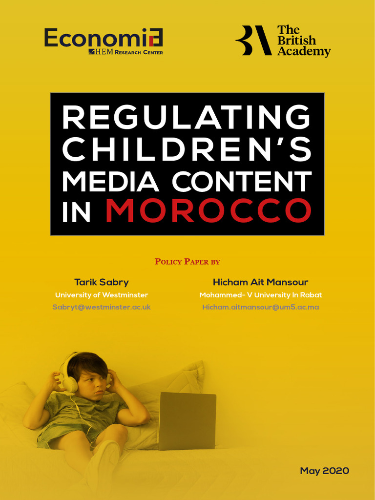 Children's Media Regulation in Morocco | PDF | Morocco | Ethnography