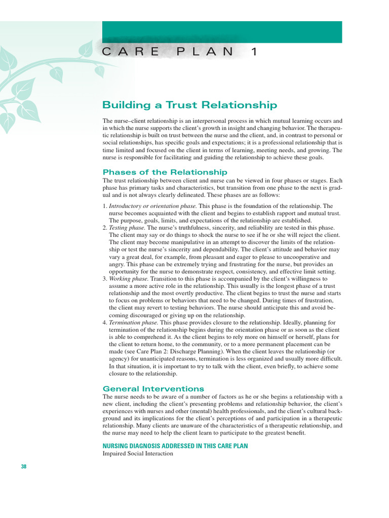 Impaired Social Interaction Nursing Care Plans-4 PDF | PDF | Nursing | Behavior