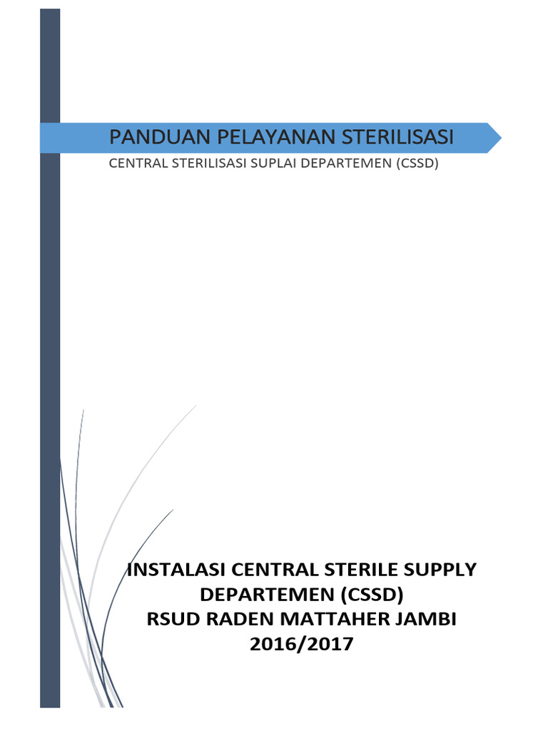 Central Sterilisasi Suplai Departemen (CSSD) | PDF | Sains & Matematika
