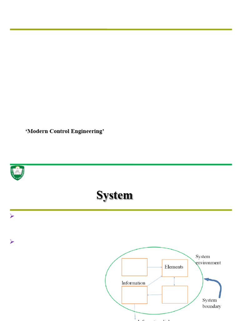 1.Introduction to Control System Engineering | PDF | Feedback | Control Theory