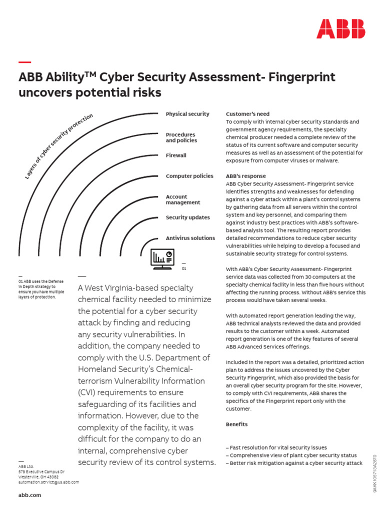 Cyber Security Assessment for Chemical Plants | PDF | Security ...