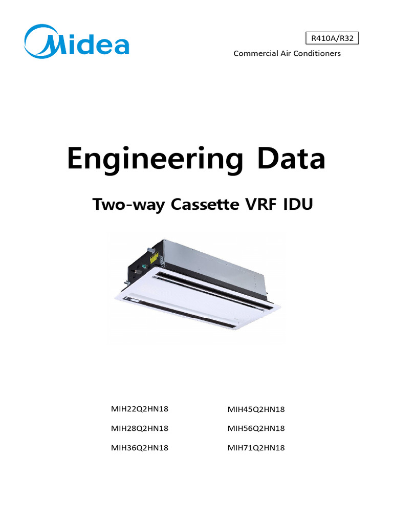 TM Midea V8-Two-Way-Cassette - VRF Engineering-Data-Book 20230727 V4 ...