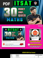 Bitsat Test Series 2026 - Phodu Club! | PDF