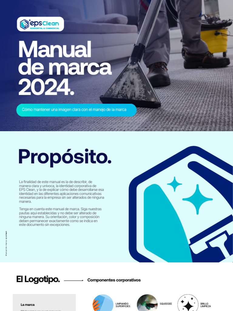 Manual de Marca EPS Clean 2024 | PDF | Marca | Color