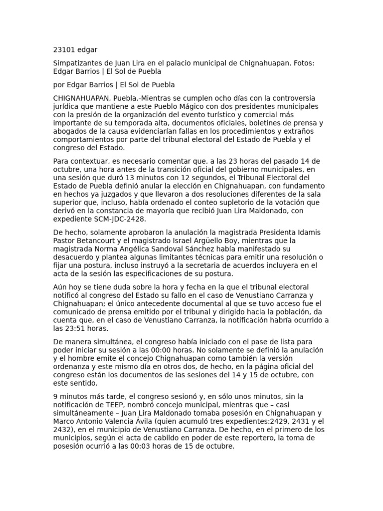 Edgar Lira Irregularidades | PDF | Gobierno
