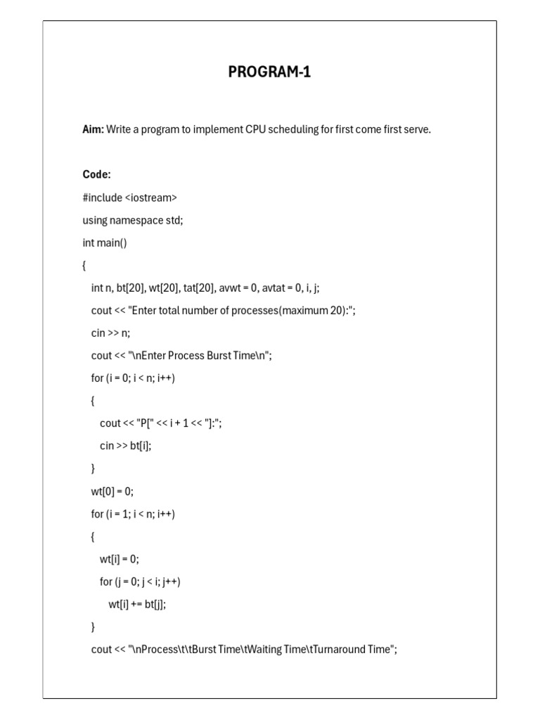 OS Lab File | PDF | Namespace | Algorithms And Data Structures OS Lab File | PDF | Namespace | Algorithms And Data Structures