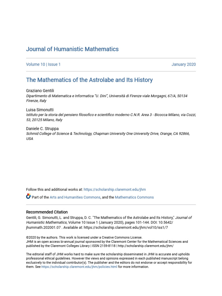 Astrolabe Paper | PDF | Equator | Latitude