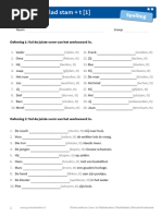 Werkblad Werkwoordspelling Juf-Milou 9588 | PDF