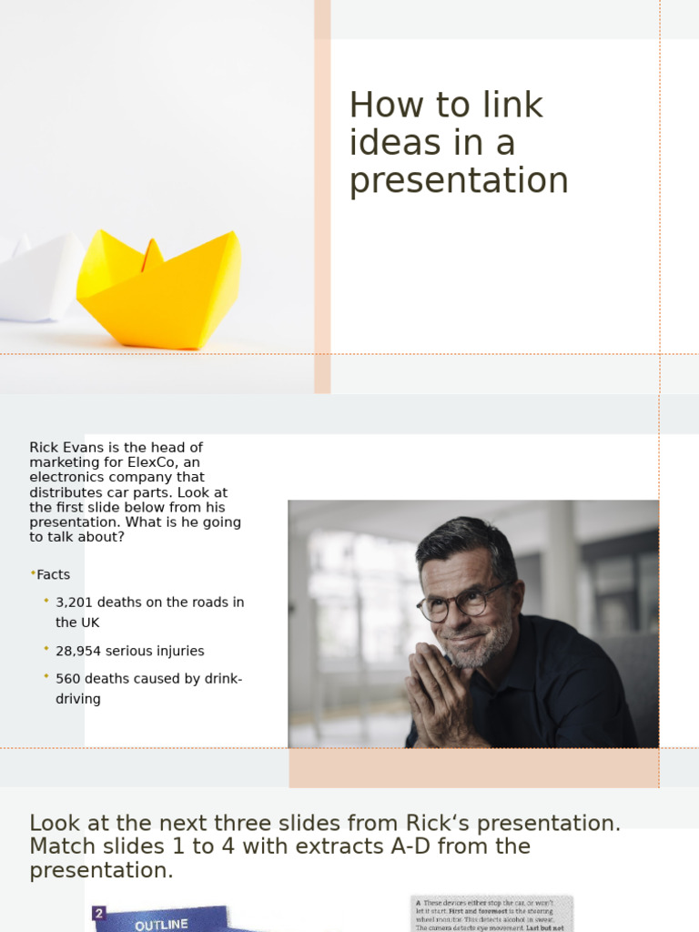 14. How to link ideas for a presentation | PDF | Driving