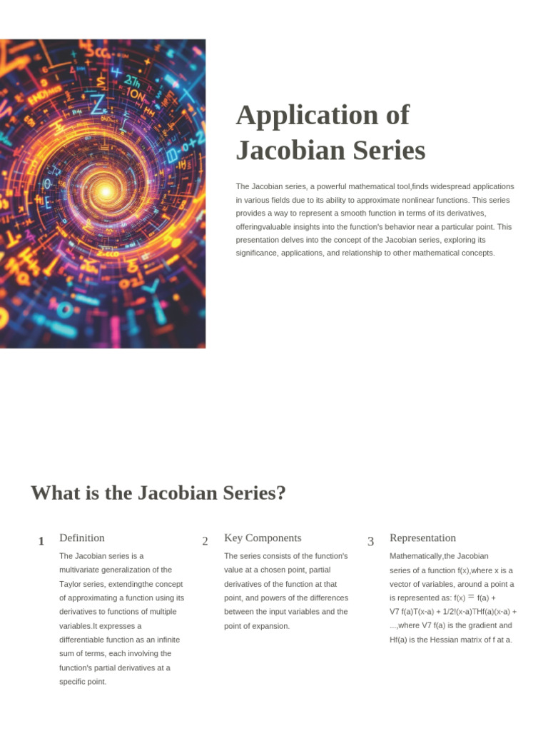 1 - Application of Jacobian Series | PDF | Derivative | Mathematical ...