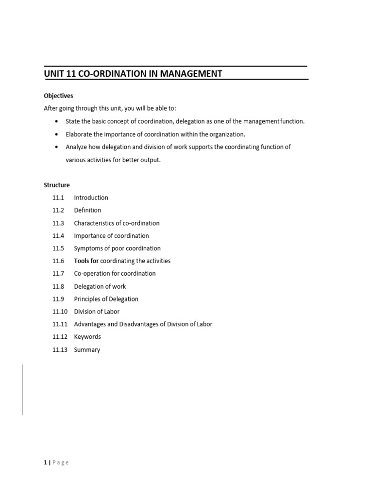 Chapter 11 (1) | PDF | Division Of Labour | Business