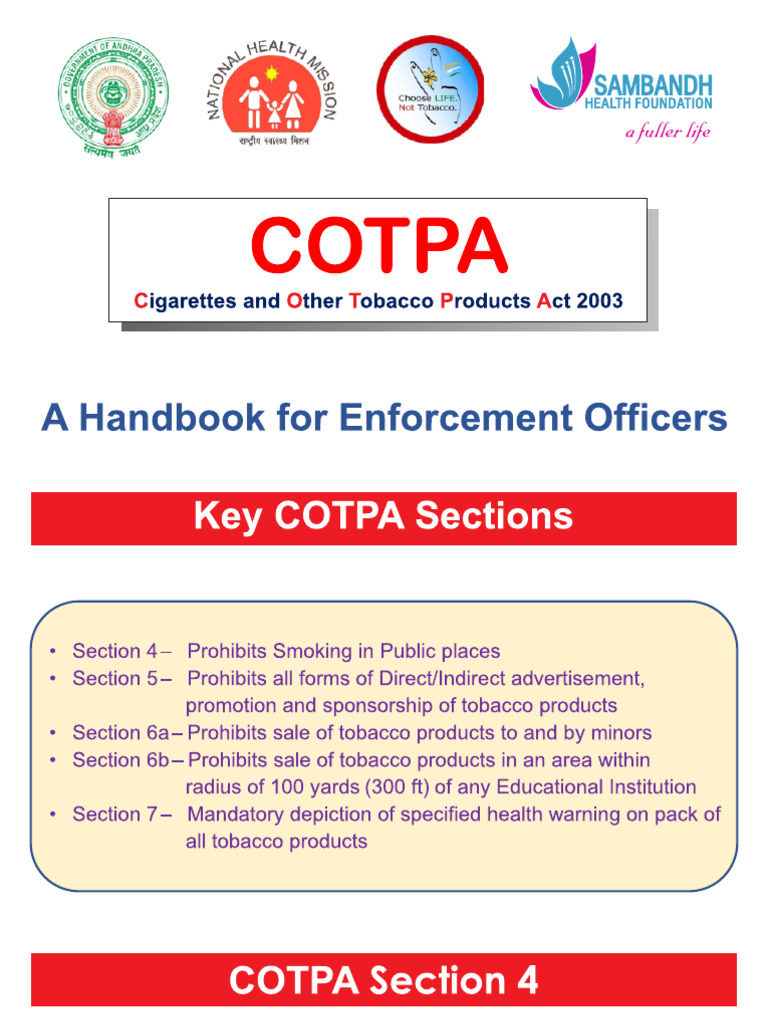 COTPA Booklet | PDF