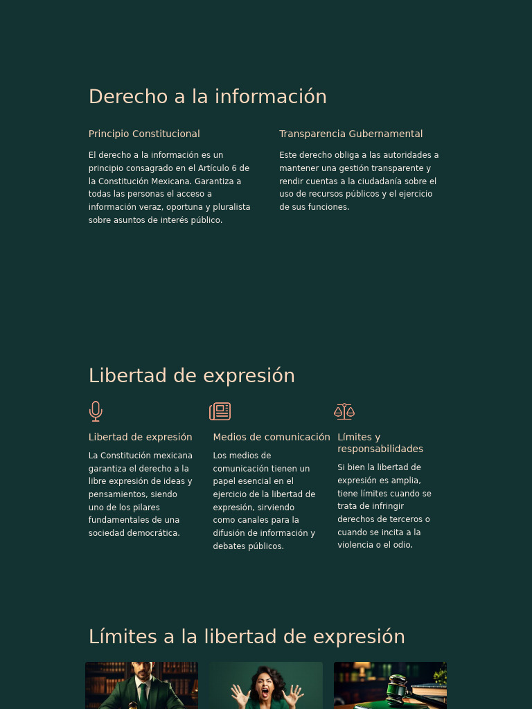 Introduccion Al Articulo 6 y 7 de La Constitucion Mexicana | PDF ...