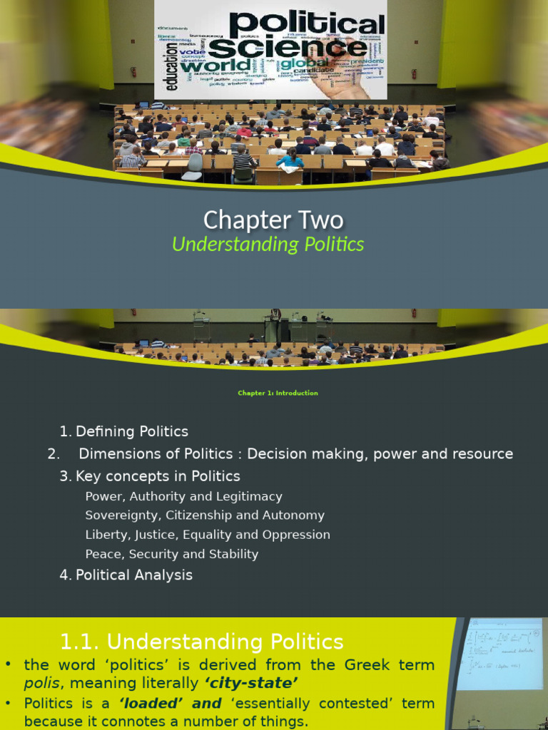 Defining Politics: Key Concepts Explained | PDF | Power (Social And ...