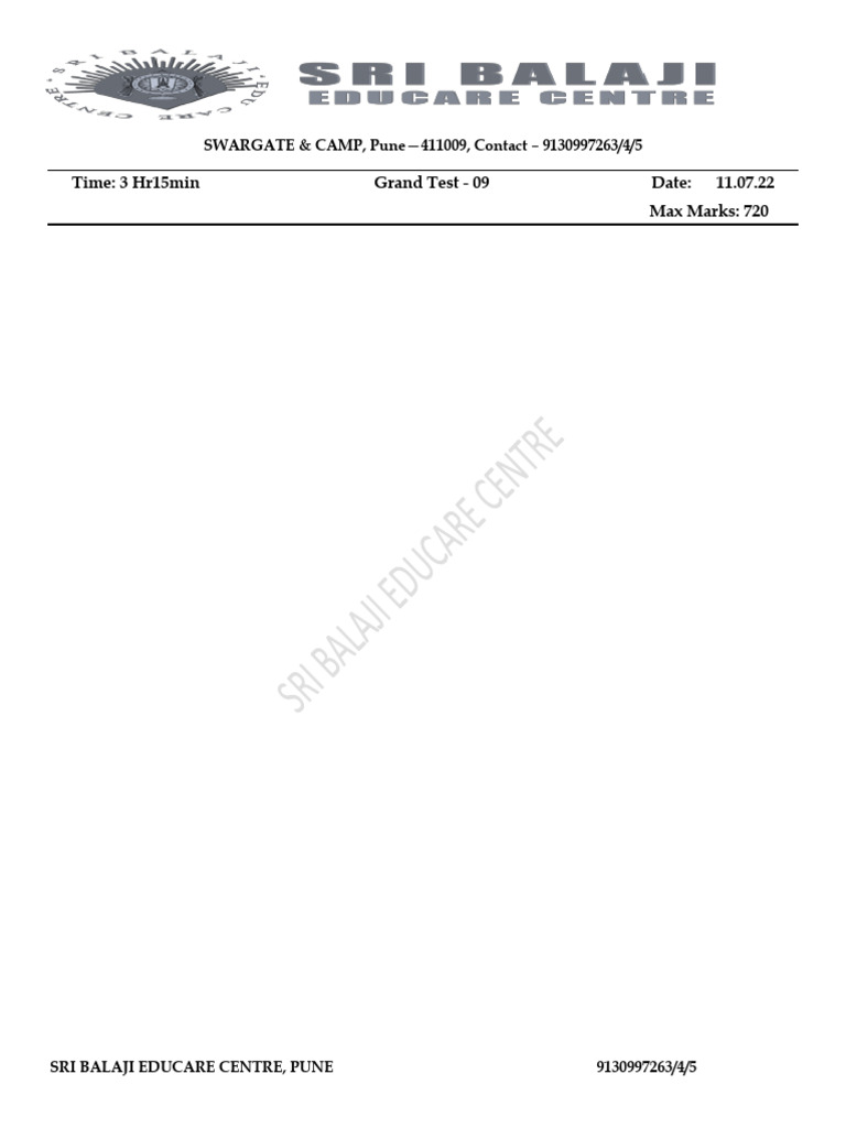 NEET_GT_09 | PDF | Stomach | Dominance (Genetics)