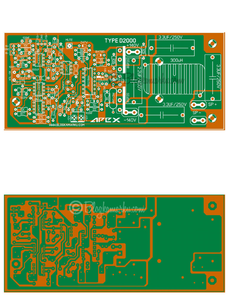 Class D Amplifier Apex PCB D20001 | PDF