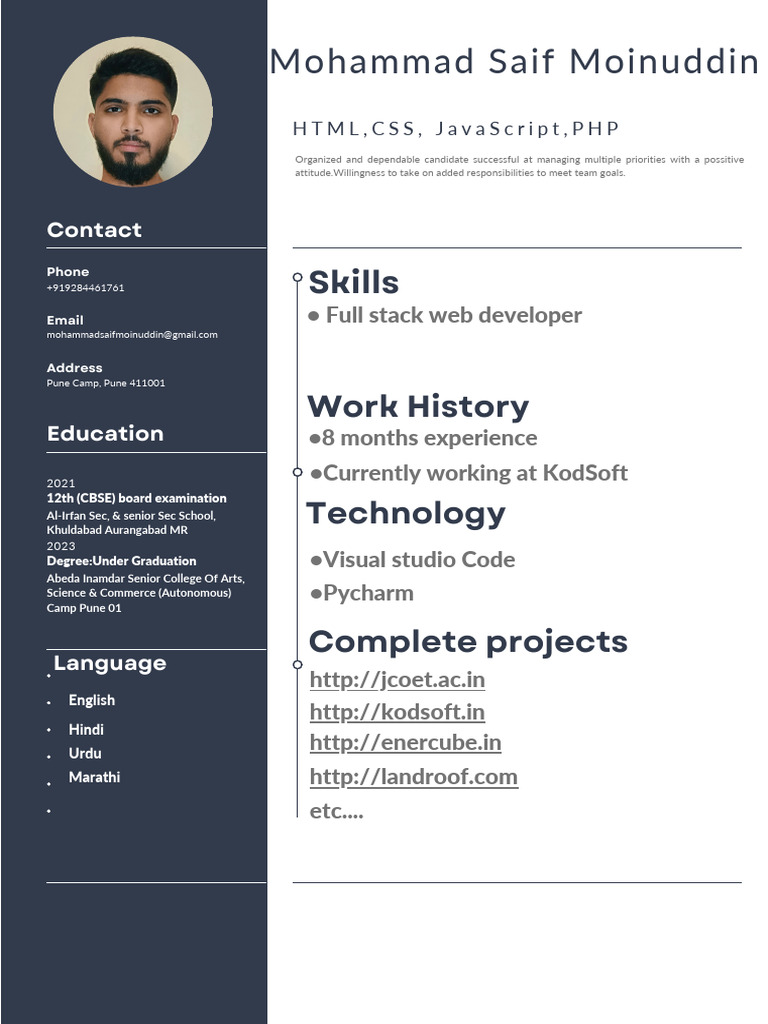 Saif Resume August 2024 | PDF