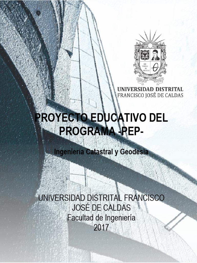 Proyecto Educativo Del Programa - Pep - 2017 | PDF | Geodesia | Plan de ...