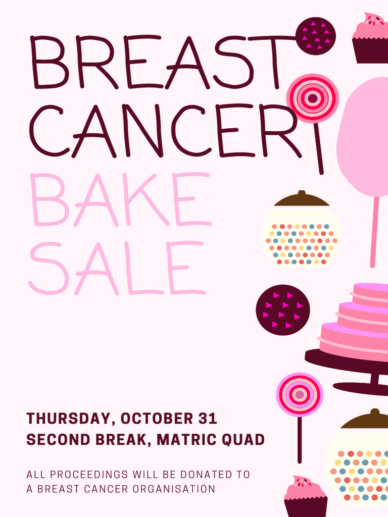 Bake Sale Sweets Poster | PDF