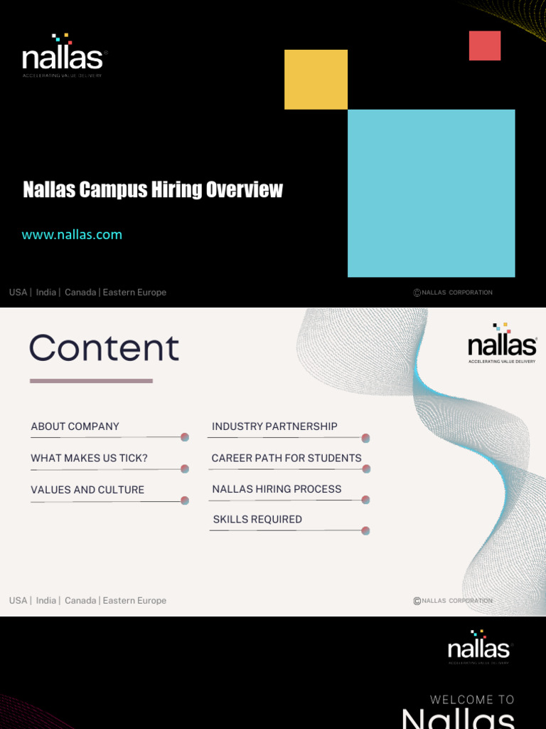 Nallas Campus Hiring Process | PDF | Internship | Job Hunting