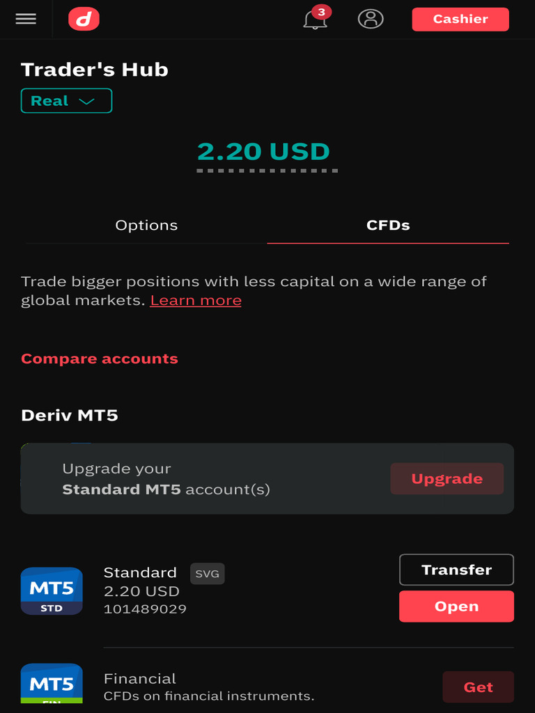 Trader's Hub Deriv | PDF | Business | Finance & Money Management