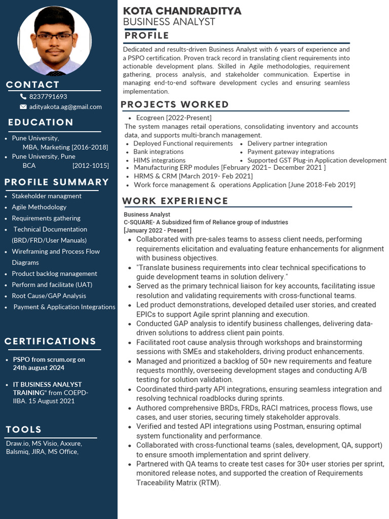 Kota Chandraditya BA-PSPO1 | PDF | Customer Relationship Management ...