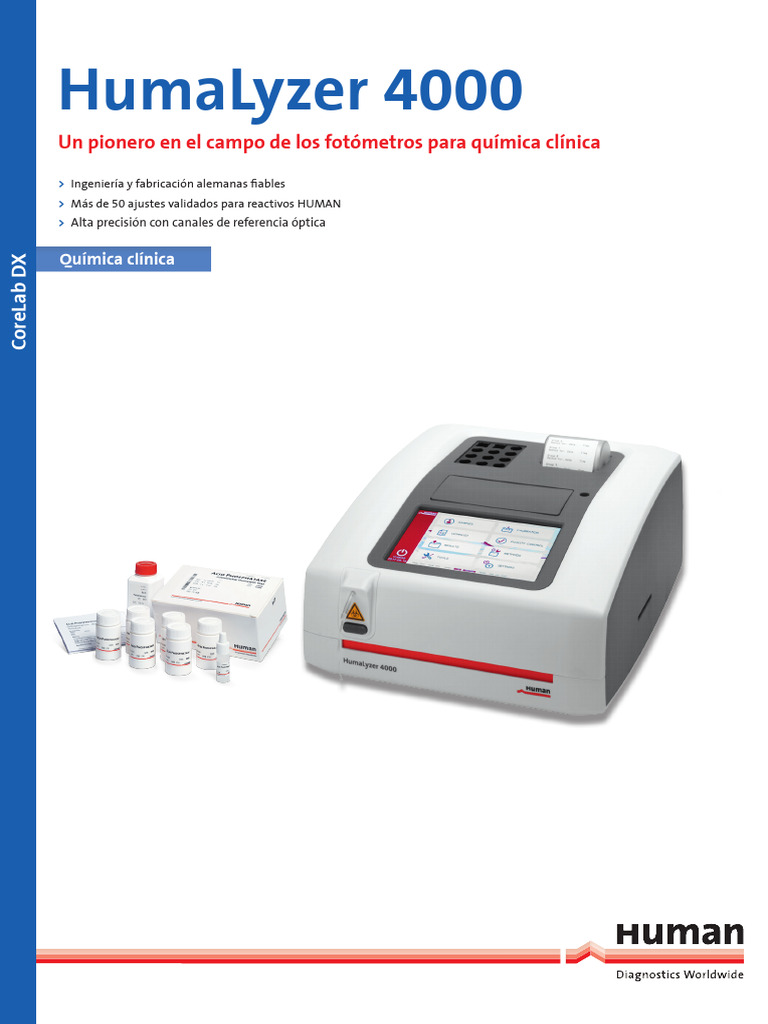 Flyer HumaLyzer4000 ES | PDF | Hardware de la computadora | Informática