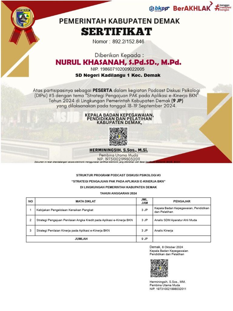 NURUL KHASANAH, S.PD - SD., M.Pd. | PDF