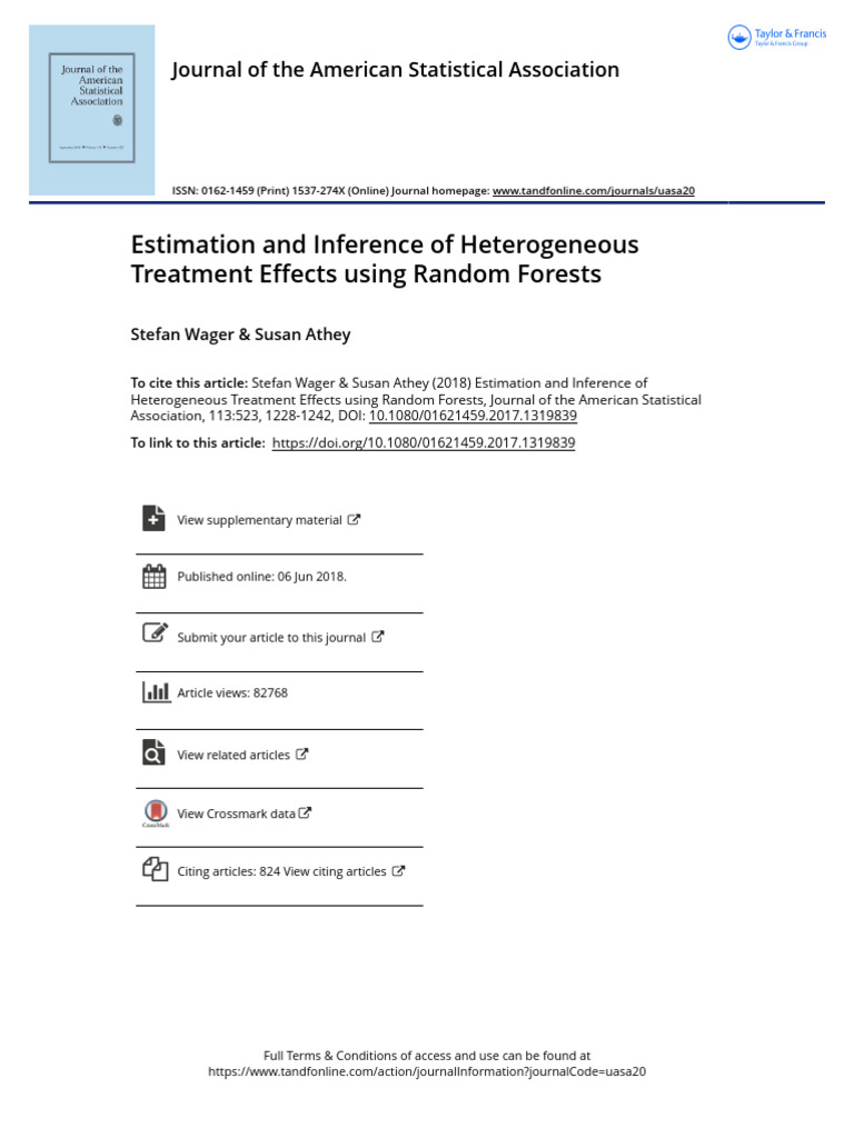 Estimation And Inference Of Heterogeneous Treatment Effects Using