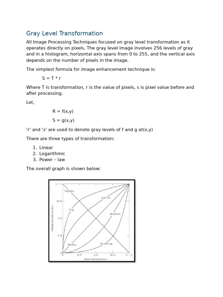 DIP unit 2 | PDF | Logarithm | Computer Graphics