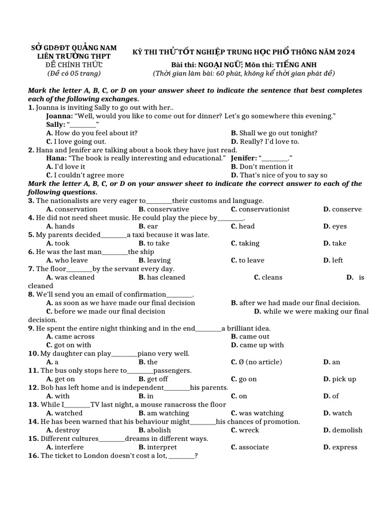 Liên Trư NG THPT - S GDĐT Qu NG Nam | PDF | Municipal Solid Waste | Landfill