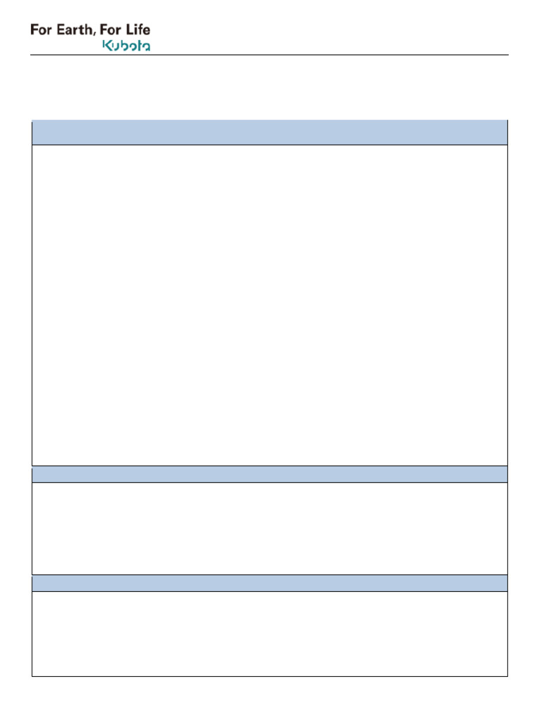 Excavator Inspection Checklist PDF | PDF | Engines | Manual Transmission