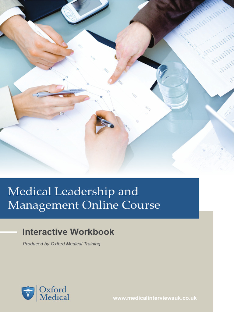 Medical Leadership Course Workbook | PDF | Leadership | Goal Setting