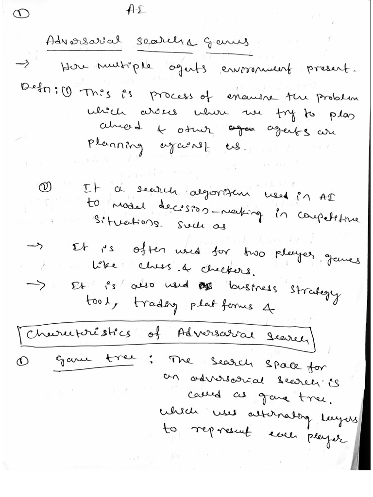 Adversarial Search Algorithm | PDF