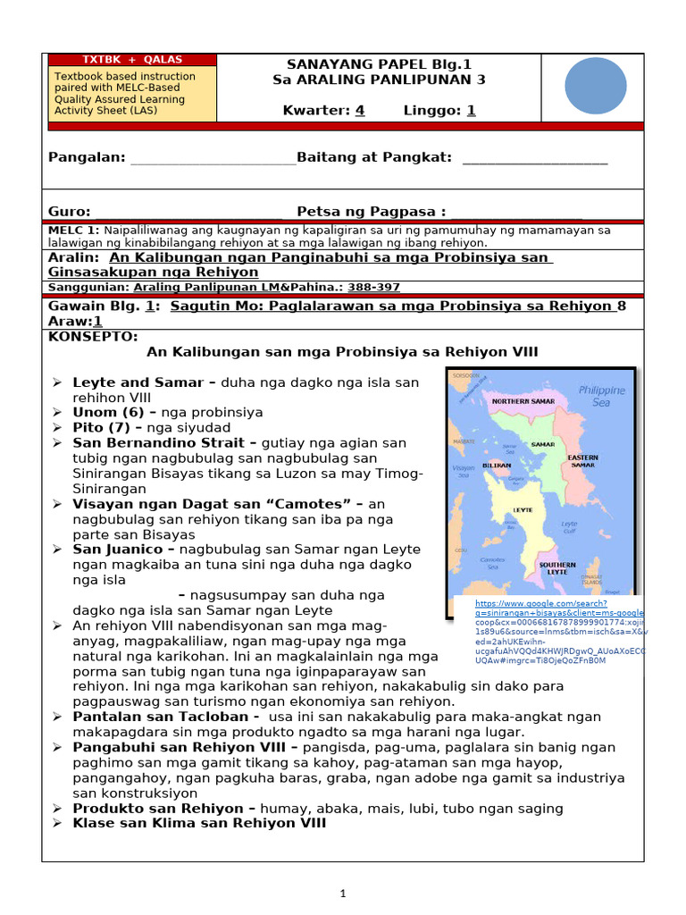 AP3 LAS Q4 wk1 | PDF