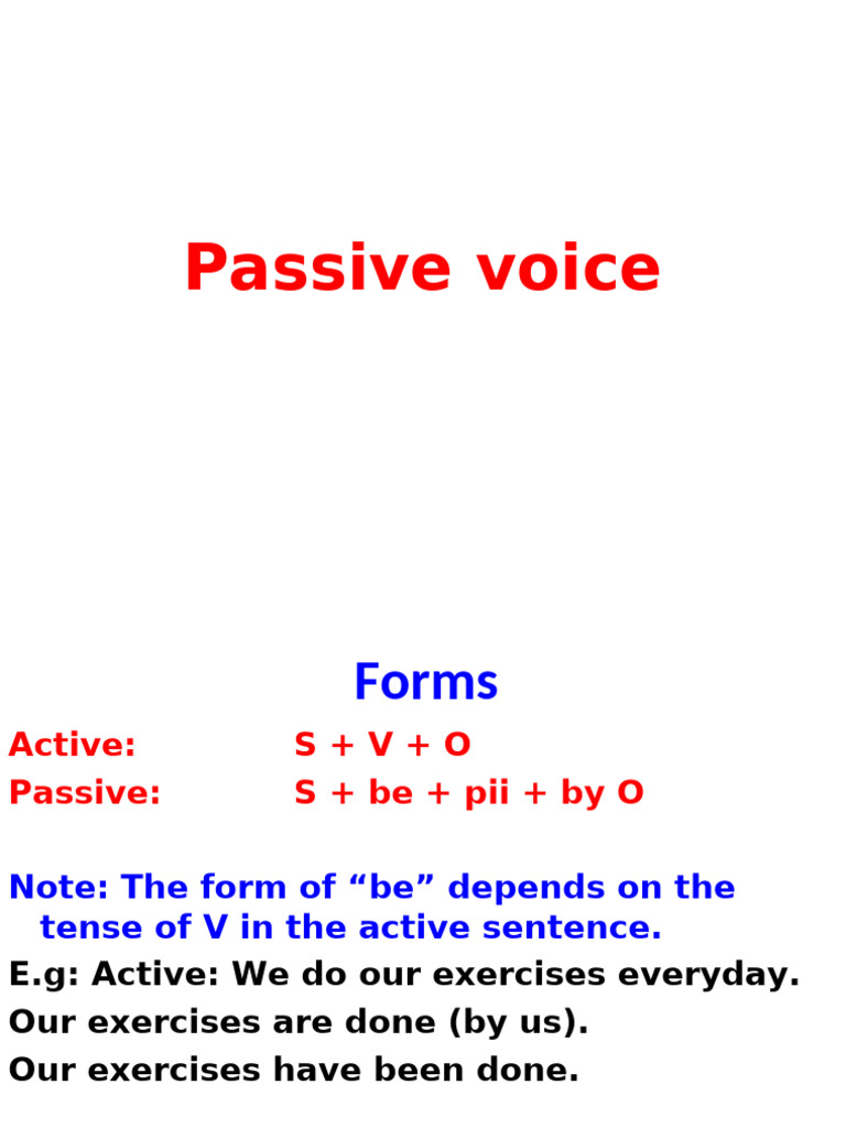 Passive Voices | PDF