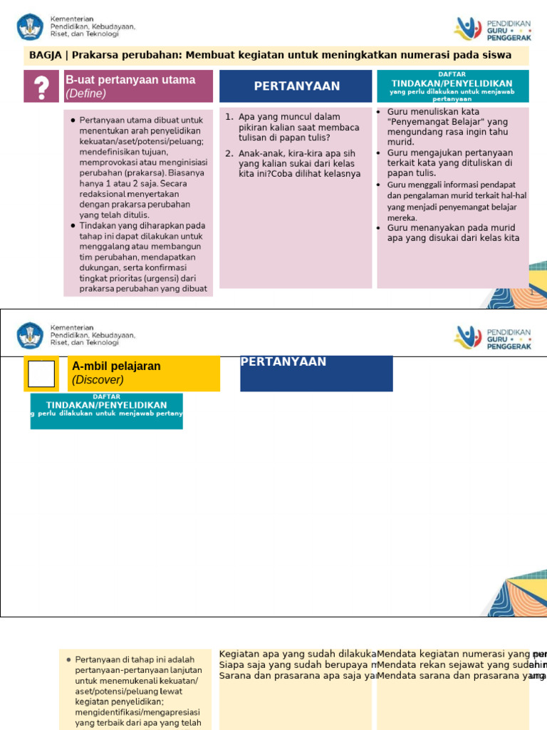Kerangka Tahapan BAGJA | PDF